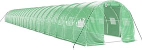 Skleník s ocelovým rámem zelený 72 m² 24 x 3 x 2 m 3188049