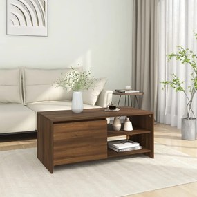vidaXL Konferenční stolek 102 x 50 x 45 cm kompozitní dřevo [813034] Barva: hnědý dub