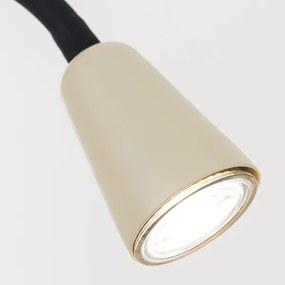 Orion - Flexibilní stolní lampa s klipem DOTTY 1xGU10/10W/230V béžová/černá
