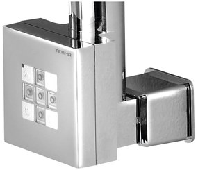 Sapho KTX 600 W KTX-CW-600 topná tyč s termostatem a krytem pro kabel chrom