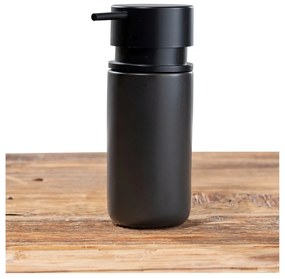 Černý keramický dávkovač mýdla Wenko Black Outdoor Kitchen Silo