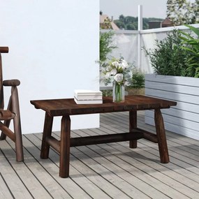 363354 vidaXL Konferenční stolek 90 x 50 x 41 cm masivní smrkové dřevo