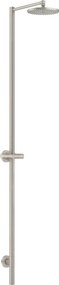 Axor Starck - Sprchový set s baterií, průměr 24 cm, vzhled nerezu 12671800