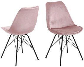 Jídelní židle Eris II pudrově růžová