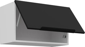 ARIA bc | horní skříňka 60 GU-36 1F výklopná | 60 cm | ANTI FINGERPRINT povrch | bílá/černá