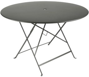OnaDnes -20% Šedozelený kovový skládací stůl Fermob Bistro Ø 117 cm