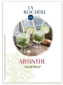 Sada sklenice a nerezové lžičky 300 ml Absinthe – La Rochére