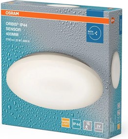 OSRAM OSRAM, ORBIS koupelnové stropní svítidlo, ø 400mm, sensor, OSRAM, 2700lm, 25W, IP44, AC36061022M