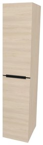 Mereo Mereo, Mailo, koupelnová skříňka vysoká 170 cm, černé madlo, Multidecor, CN594LPBJHS2