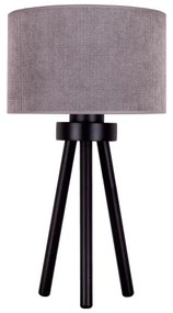 Duolla - Stolní lampa LYON 1xE27/15W/230V pr. 30 cm šedá