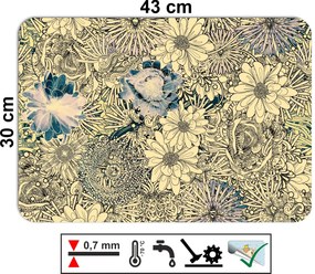 PokojovaDekorace.cz, Prostírání - 764 Kytky, 43x30cm