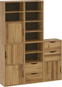 Boční skříňky 5 ks "ODDA" 40x24x79 cm Borovicový masiv 3365358