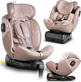Autosedačka Aero Line, ISOFIX,0-36 kg, béžová | Nukido