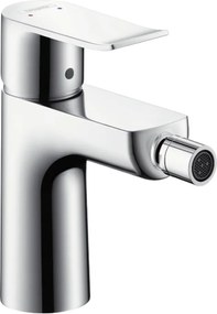 Hansgrohe Metris, páková bidetová baterie s odtokovou soupravou s táhlem, chromová, HAN-31280000