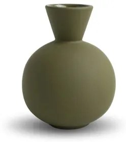 Keramická váza Trumpet Olive 16 cm COOEE Design