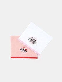 Sinsay - Ručník 2 pack Mickey Mouse - pastelová růžová