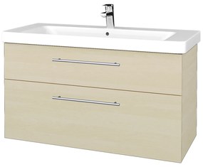 Dřevojas Koupelnová skříň Q MAX SZZ2 105 Varianta: N01 Bílá lesk / Úchytka T04 / D17 Colorado