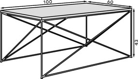 ADRK Furniture Konferenční stolek Dante
