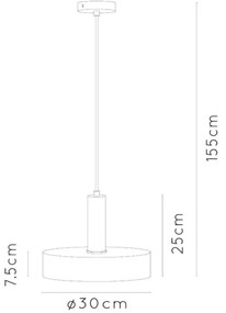 Lucide 30472/30/02 - Lustr na lanku GIADA 1xE27/60W/230V