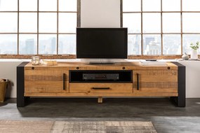Designový stolek pod TV z masivu Thor Borovice 200cm
