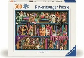 Ravensburger Puzzle: Roztomilí porcelánový mopslíci / 500 dílků / od 1