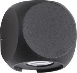 NV 9226216 Venkovní nástěnné svítidlo ZARI černý hliník a sklo Cree LED 2x2W 3000K 100-240V 2x38st. IP54 světlo ve dvou směrech - NOVA LUCE