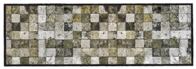 Vnitřní čistící pratelná vstupní rohož FLOMA Prestige Tiles - 50 x 150 x 0,7 cm