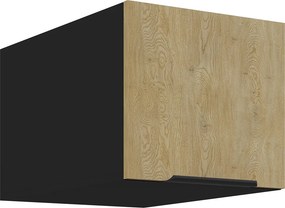 CREMONA cc | horní skříňka 40 NAGU-36 1F výklopná | 40 cm | HLUBOKÁ | černá/cremona