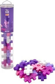 PLUS-PLUS Stavebnice BIG Glitter / 15 dílků / Tuba / od 1 roku