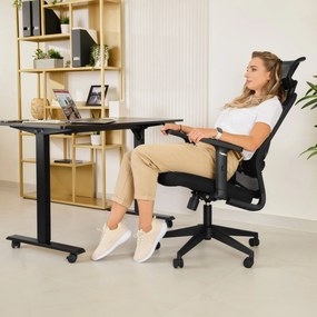 Ergonomické křeslo Piozano – Černé