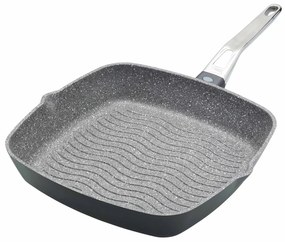 Grilovací pánev 28 cm indukční nepřilnavá granitová, MasterClass MCMGP28