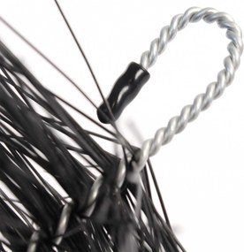 Kartáč do okapu Wiltec – 12 m, 12 cm, černá (51314)