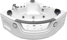 BPS-koupelny Hydromasážní vířivá vana Orino 632 135x135 s ohřevem vody