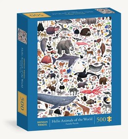 Chronicle books puzzle ahoj zvířata celého světa 500 dílků