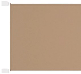 148411 vidaXL Vertikální markýza taupe 140 x 420 cm oxfordská látka