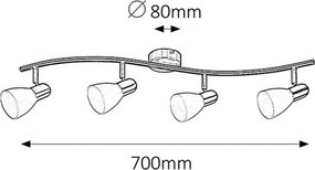 Rabalux SOMA bodové svítidlo 6304