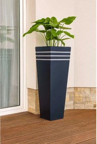Květináč NEW CLASSIC, pozink, výška 105 cm, antracit, vč. zavlaž. systému