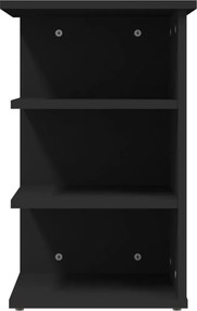 vidaXL Odkládací skříňka 35 x 35 x 55 cm kompozitní dřevo [806276] Barva: Černá