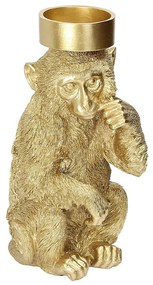 Svícen Monkey Gold 31cm