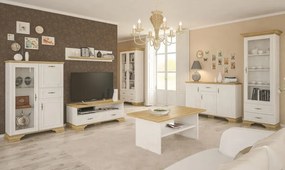 Casarredo - Komfort nábytek Konferenční stolek IRIS borovice andersen/zlatý dub