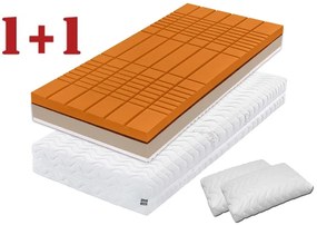 Tropico Matrace ze studené pěny Romantika kašmír 1+1 zdarma 90x200 Cashmere