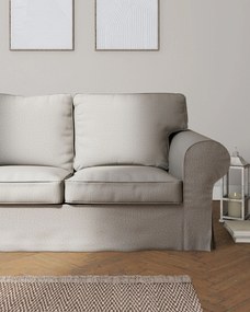 Potah na pohovku IKEA Ektorp 3-místná rozkládací, NOVÝ MODEL 2013 barva šedá látka pletený vzor
