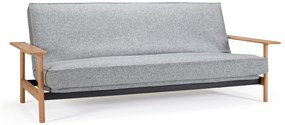 INNOVATION - Rozkládací sedačka BALDER šedá - snímatelný potah