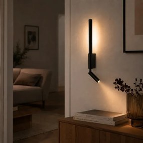 BRILAGI - LED Nástěnné bodové svítidlo VIXON LED/3W/230V + LED/5W černá CRI 90