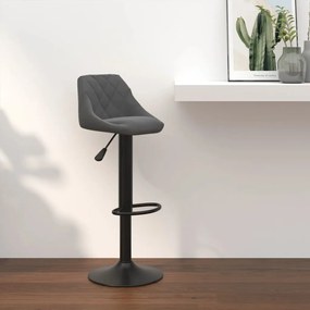 vidaXL Barová židle samet [335337] Barva: Tmavě šedá