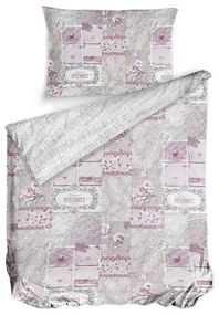 Gipetex Natural Dream Italské povlečení 100% bavlna Chic Rosa - 140x200 / 70x90 cm