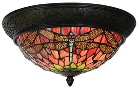 Stropní světlo Tiffany Philibert – 38x19 cm
