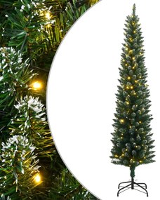 Umělý úzký vánoční stromek se 150 LED 150 cm 3315759