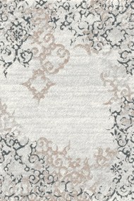 Kusový koberec Ornamo světle šedý 133 x 180 cm