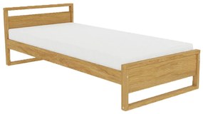 Benlemi Masivní jednolůžková postel SIMPLICIT Zvolte barvu: Odstín olše, Rozměr: 120x200 cm